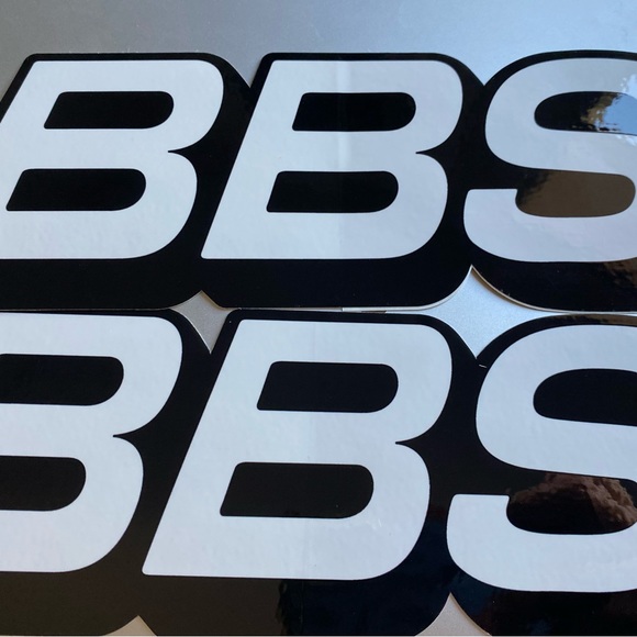 BBS | Other | Bbs Wheels Authentic Sticker Bmw Porsche Mercedes Benz ...
